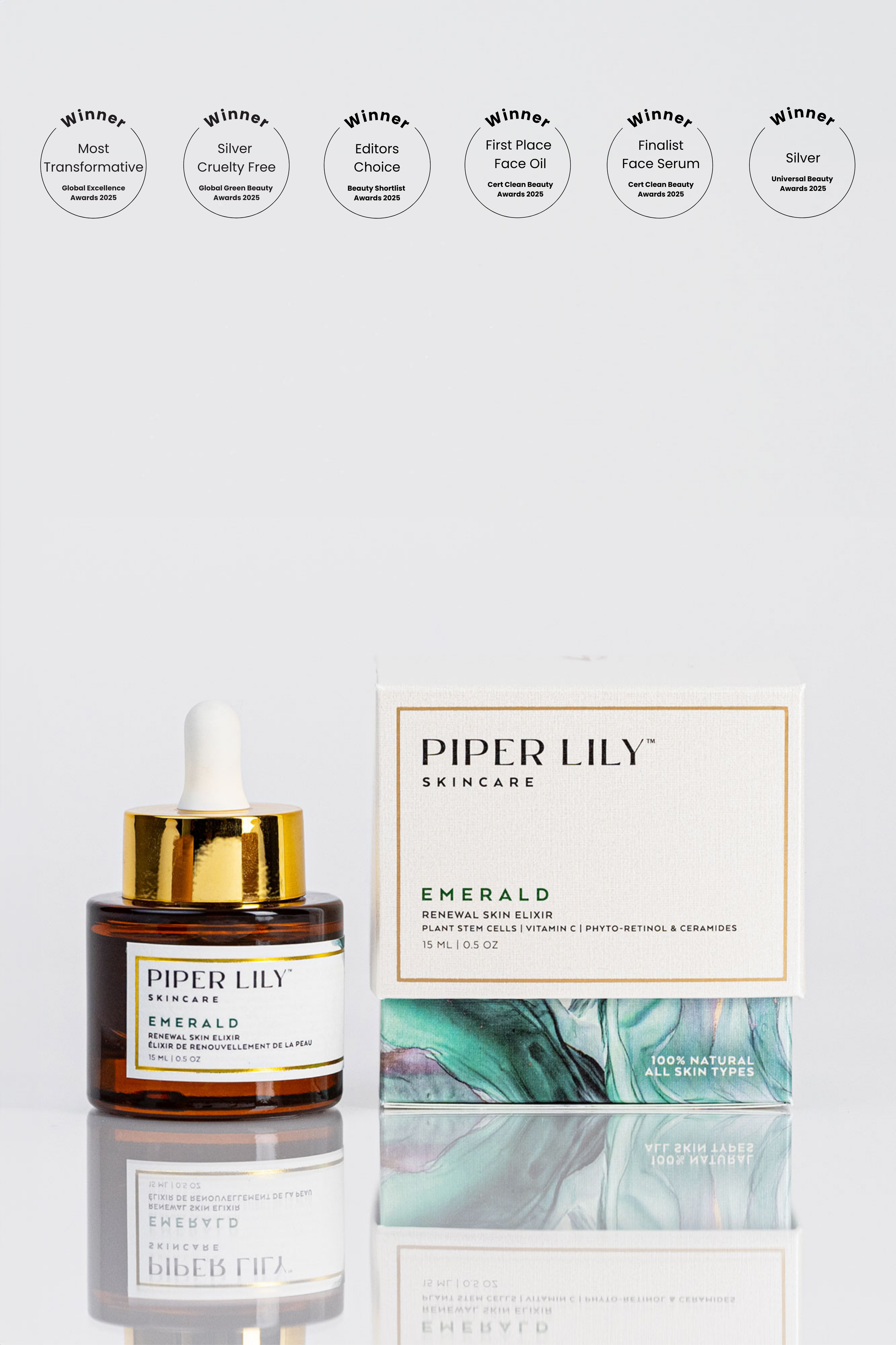 Emerald Renewal Elixir 15 ml – PIPER LILY™ Skincare