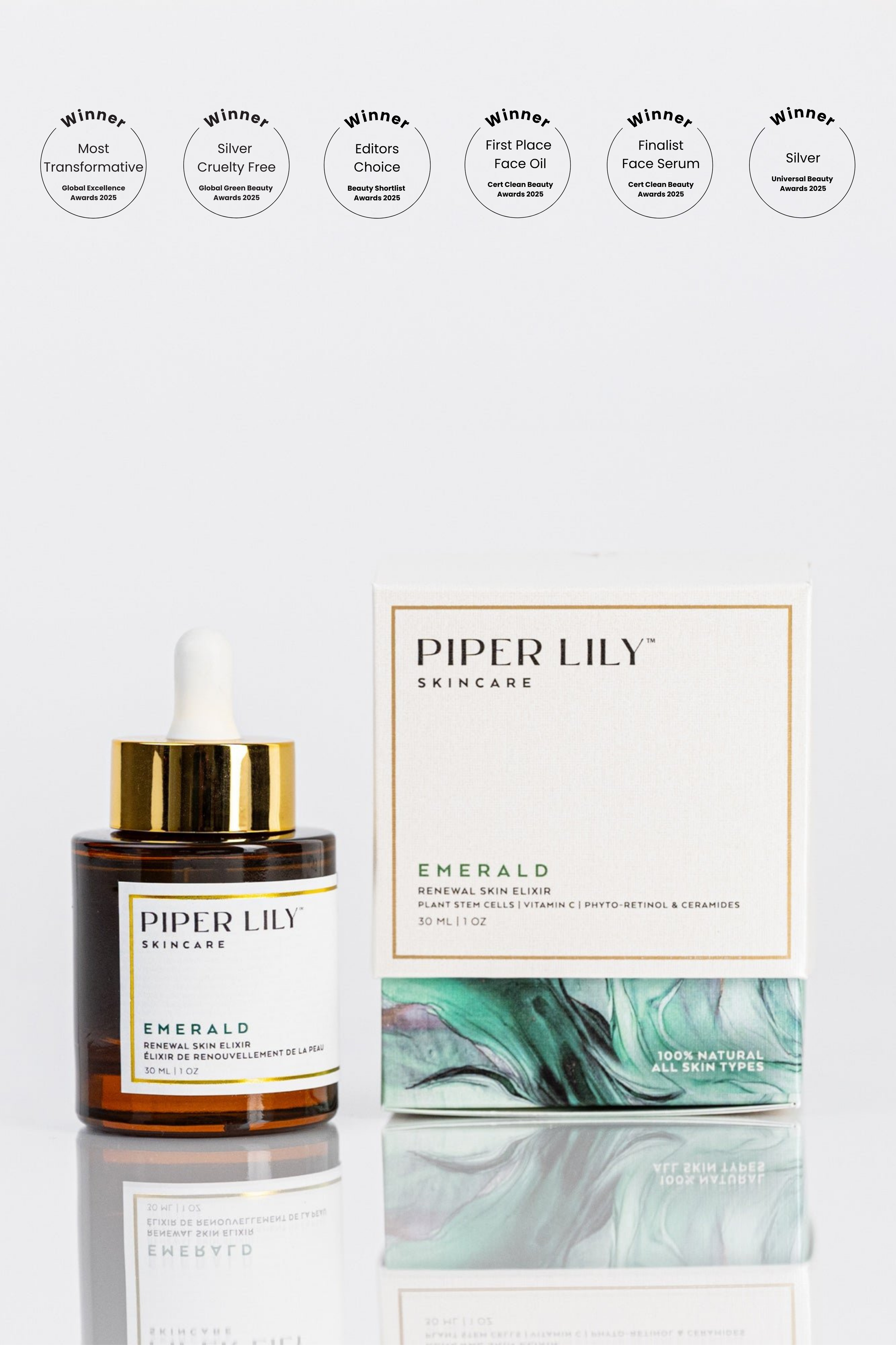 Emerald Renewal Elixir 30 ml – PIPER LILY™ Skincare